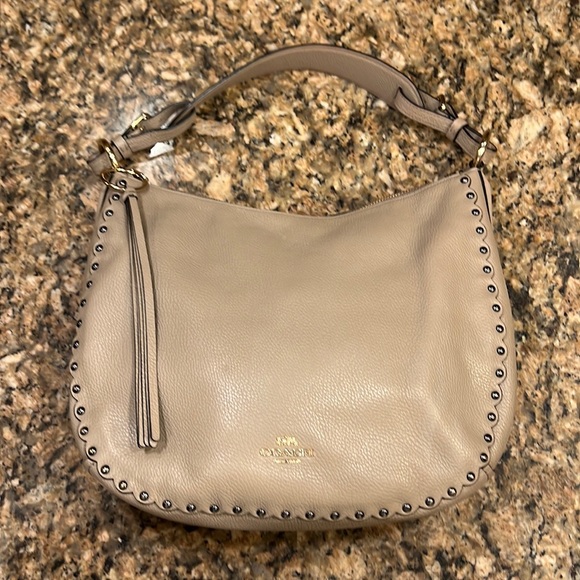 Coach | Bags | Coach Sutton Hobo With Scallop Rivets | Poshmark
